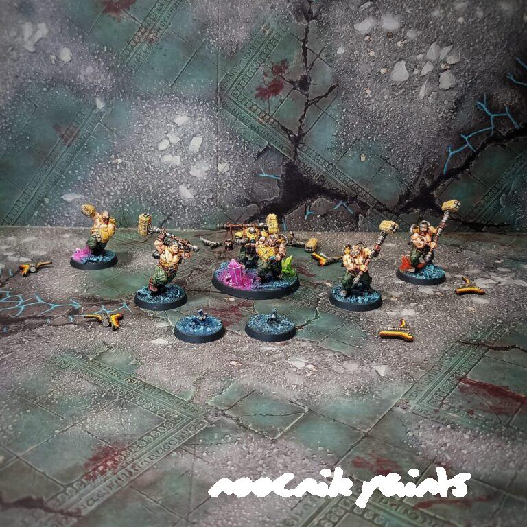 WH40K – Leagues of Votann Cthonian Beserks (prezentacja) - Noocnik Paints